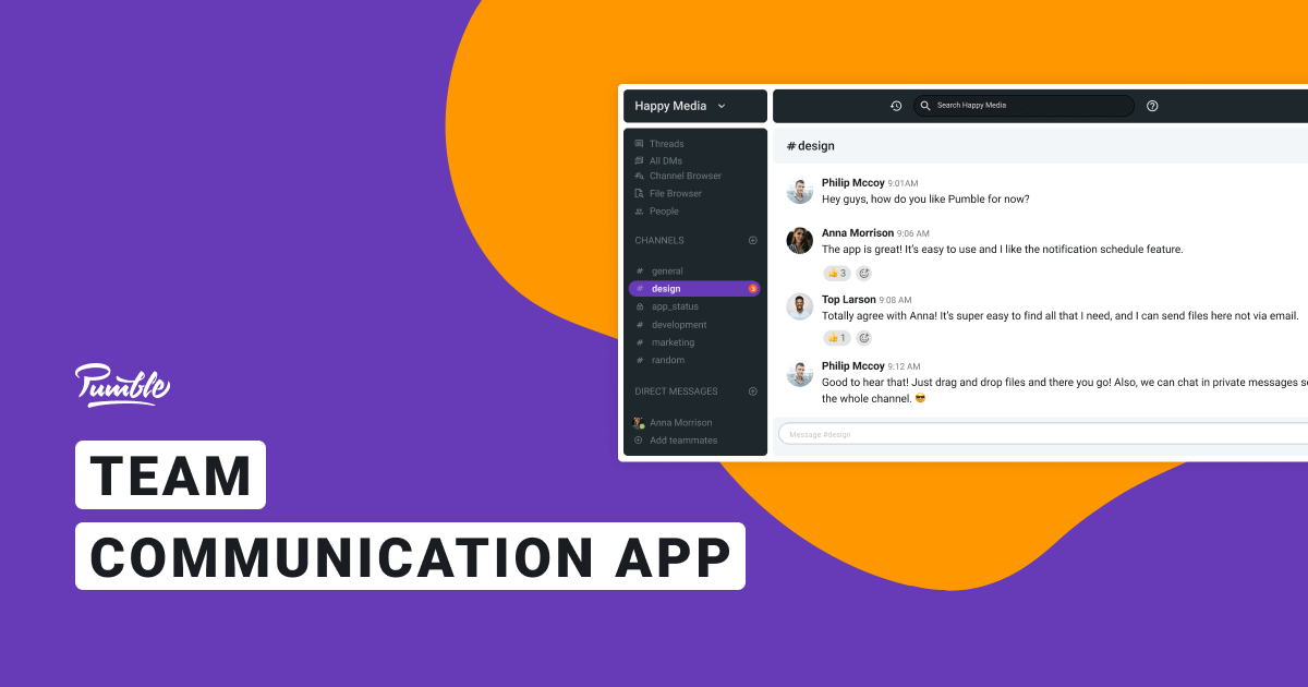 Team communication app - Pumble™
