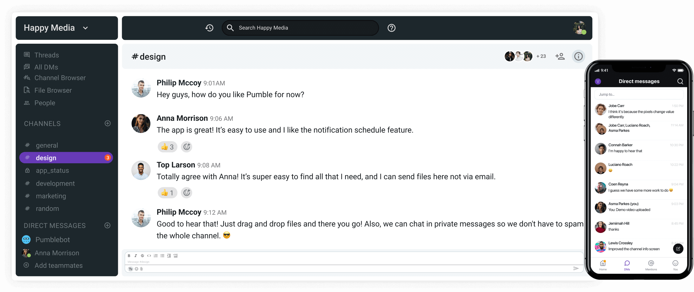 Employee communication app - Pumble Employee communication app - Pumble