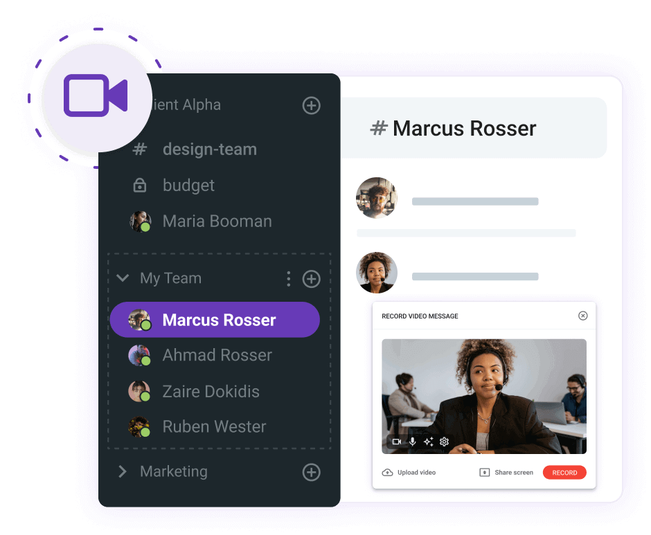 Voice Messages - Pumble™
