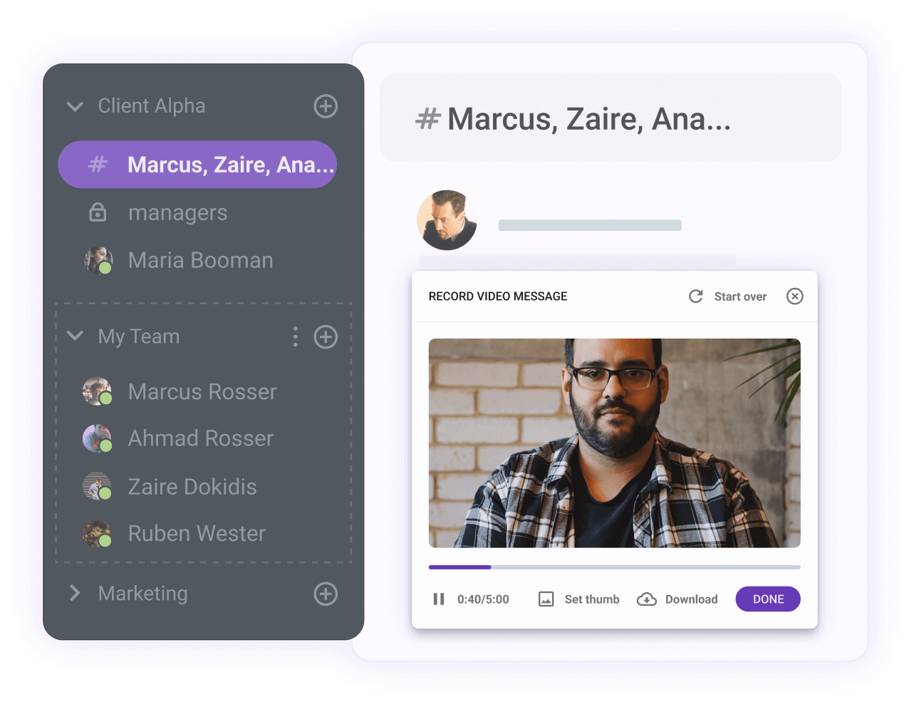Video Messages - Pumble™