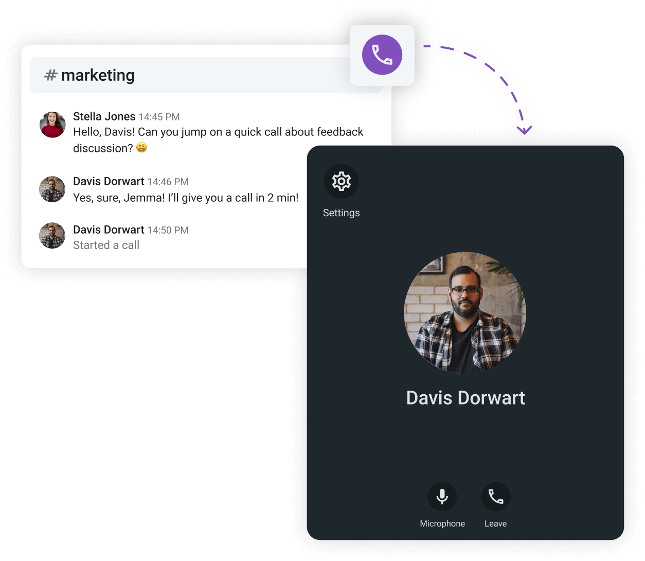 Voice calls for business - Pumble™
