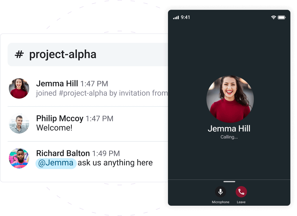 Voice calls for business - Pumble™