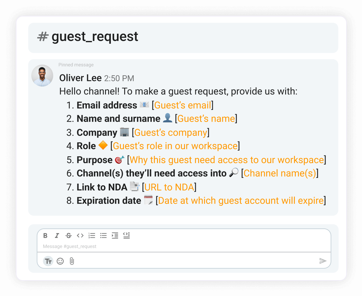 Guest access introduction - Pumble