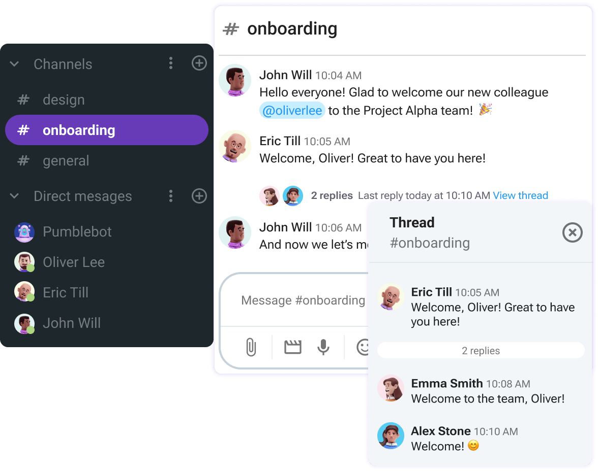 Pumble™ - FREE Chat & Collaboration App for Teams