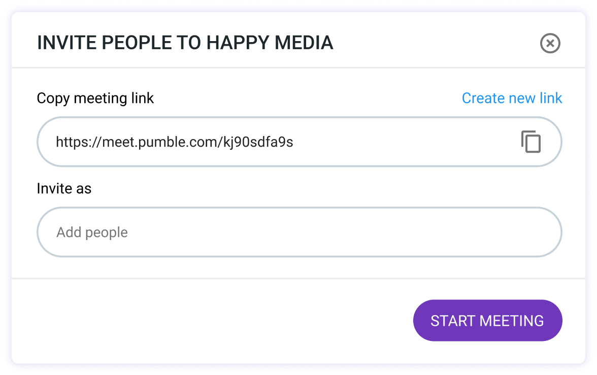 Video conferencing software - Pumble™