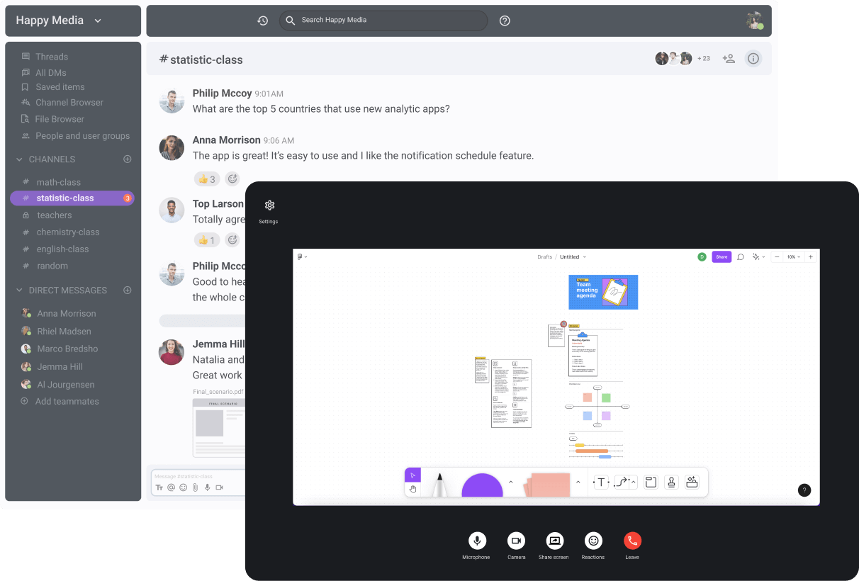 Chat app for Education - Pumble™