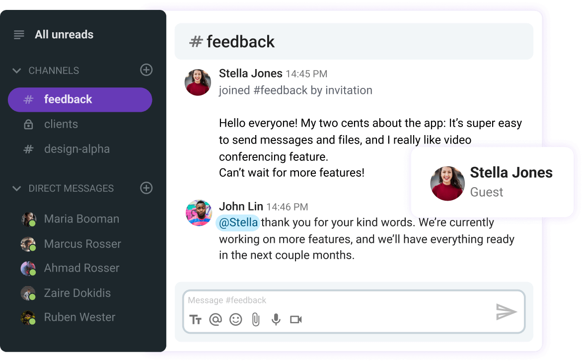 How Marketing teams use Pumble