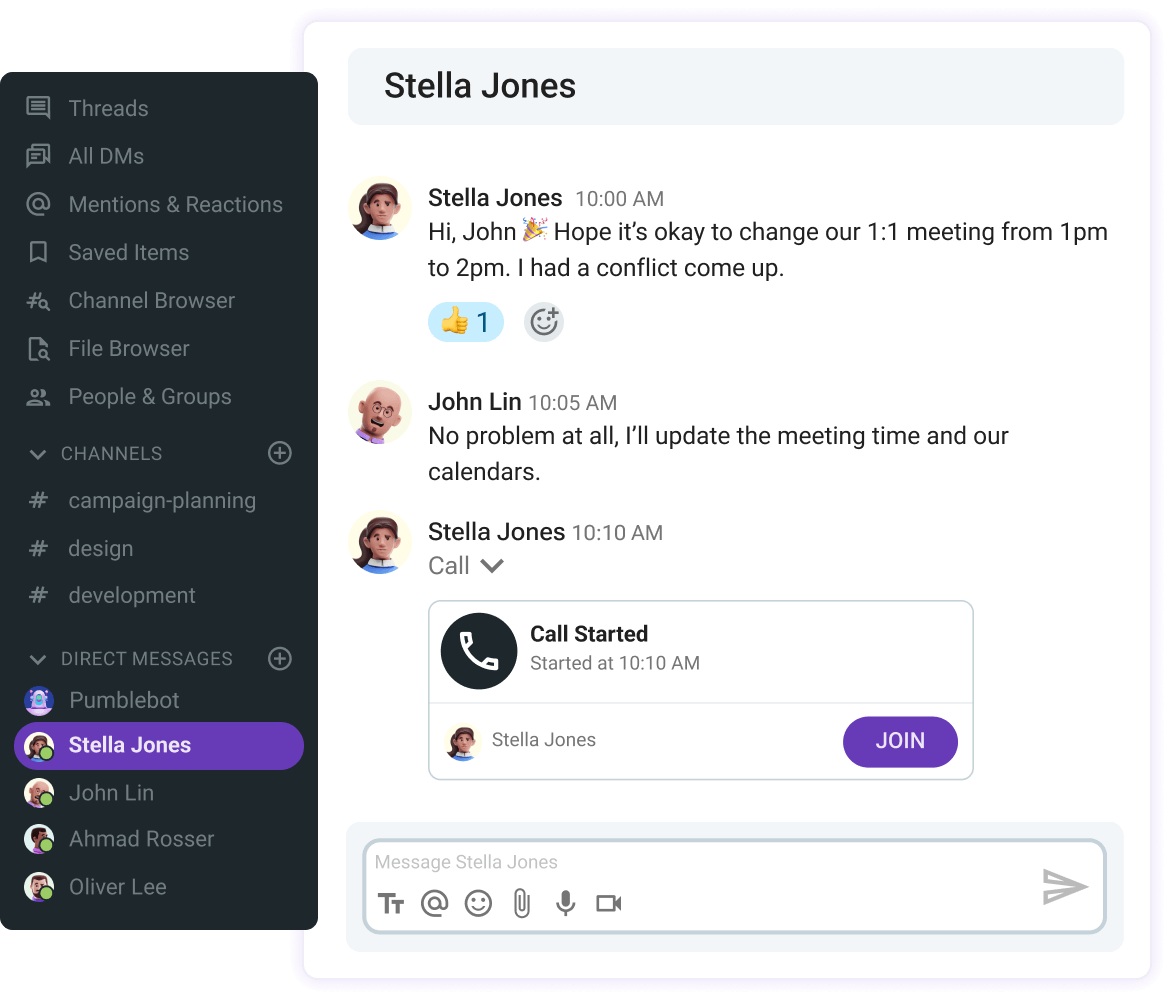 Group messaging app - Pumble™
