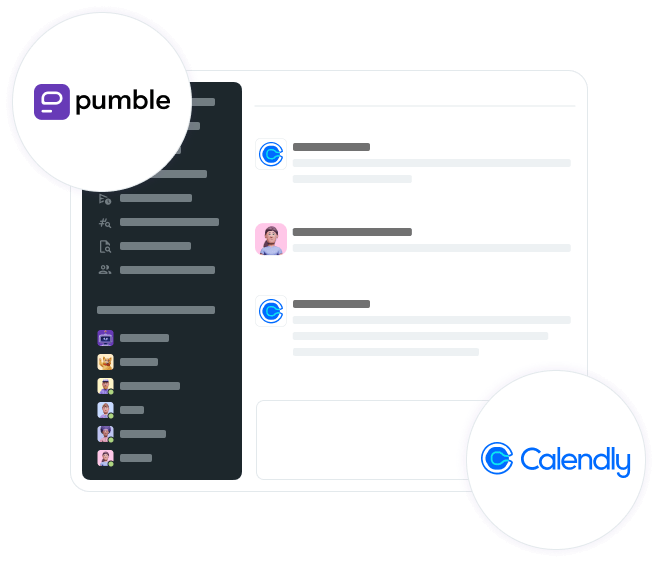 Calendly Integration - Connect Your Apps with Pumble Calendly Integration - Connect Your Apps with Pumble