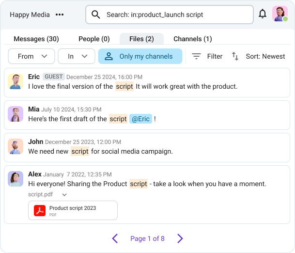 Comparar - Pumble™