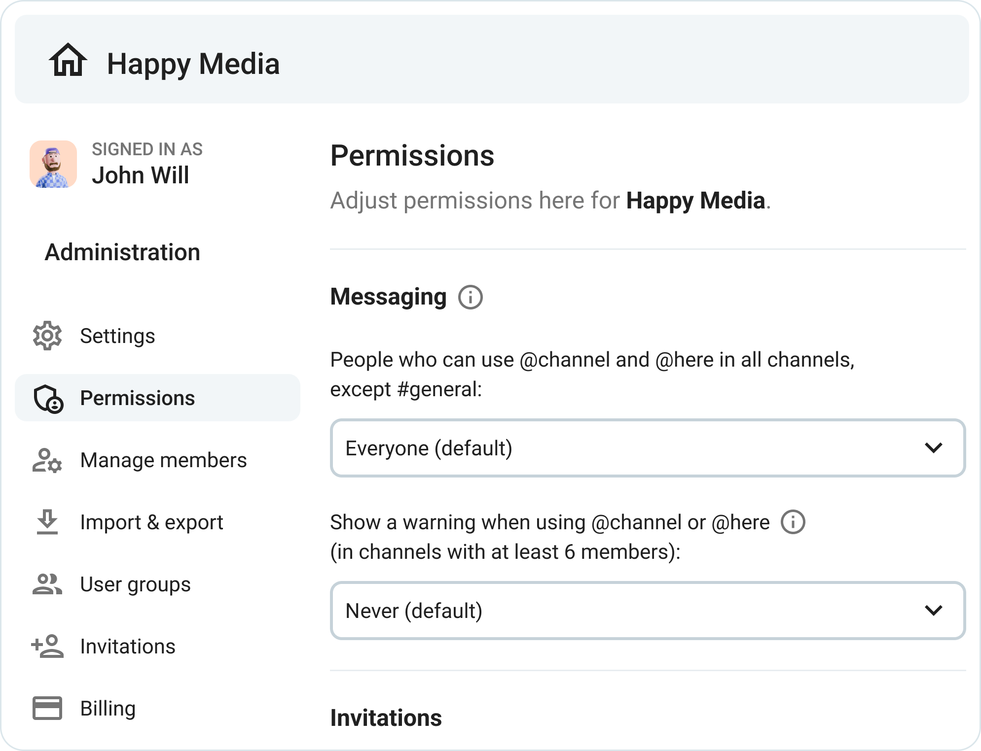 Roles and Permissions - Pumble™