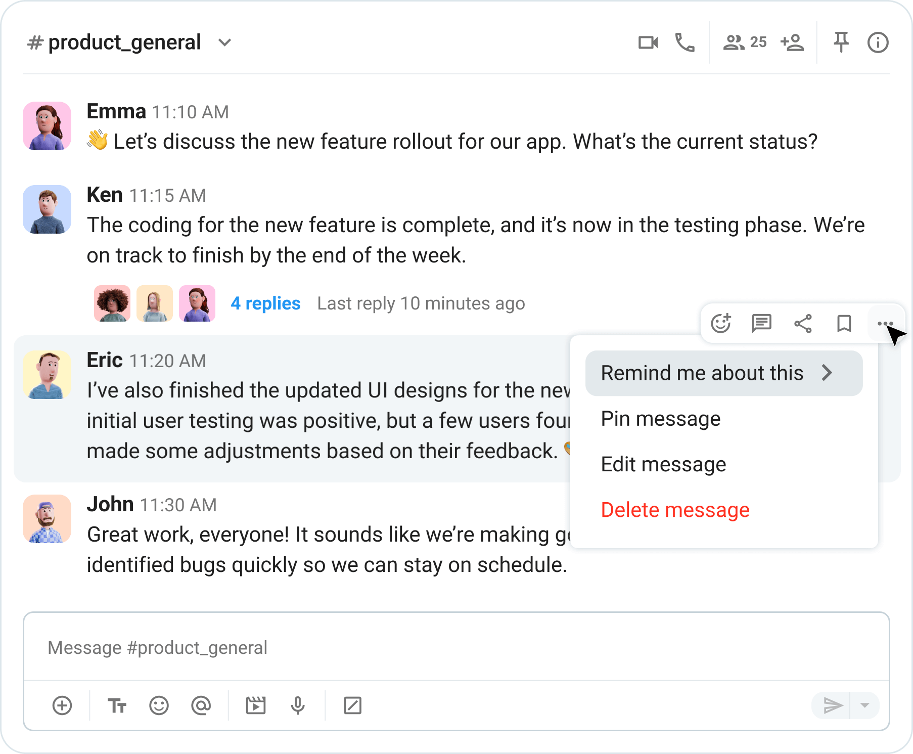 Reminders - Pumble™