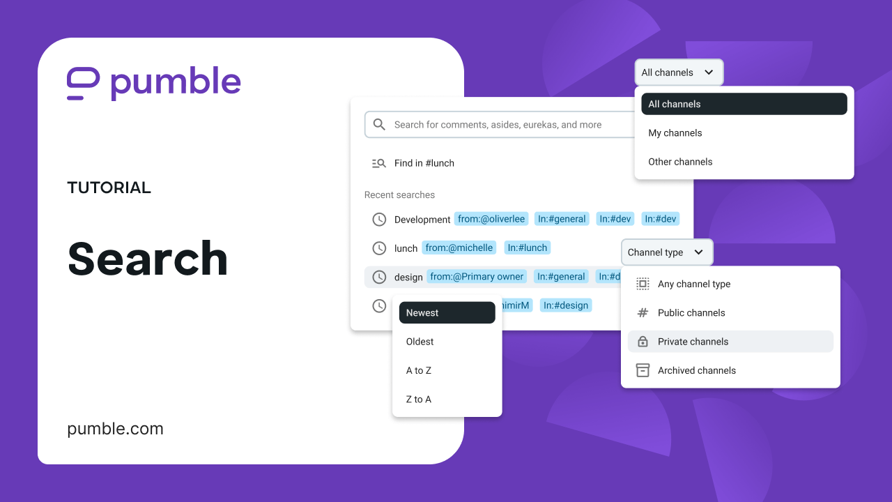 Knowledge sharing - Pumble™
