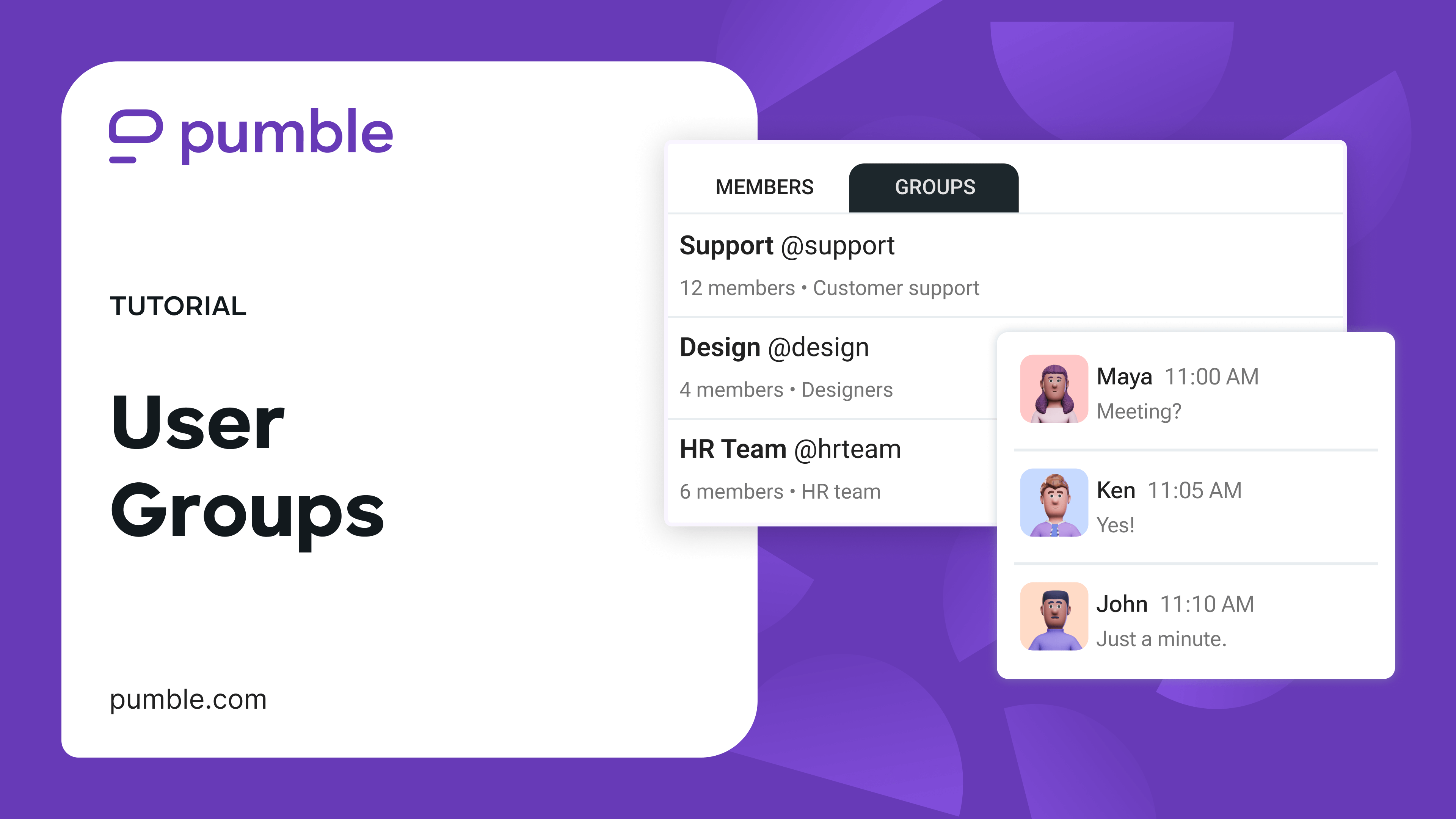 User Groups - Pumble™