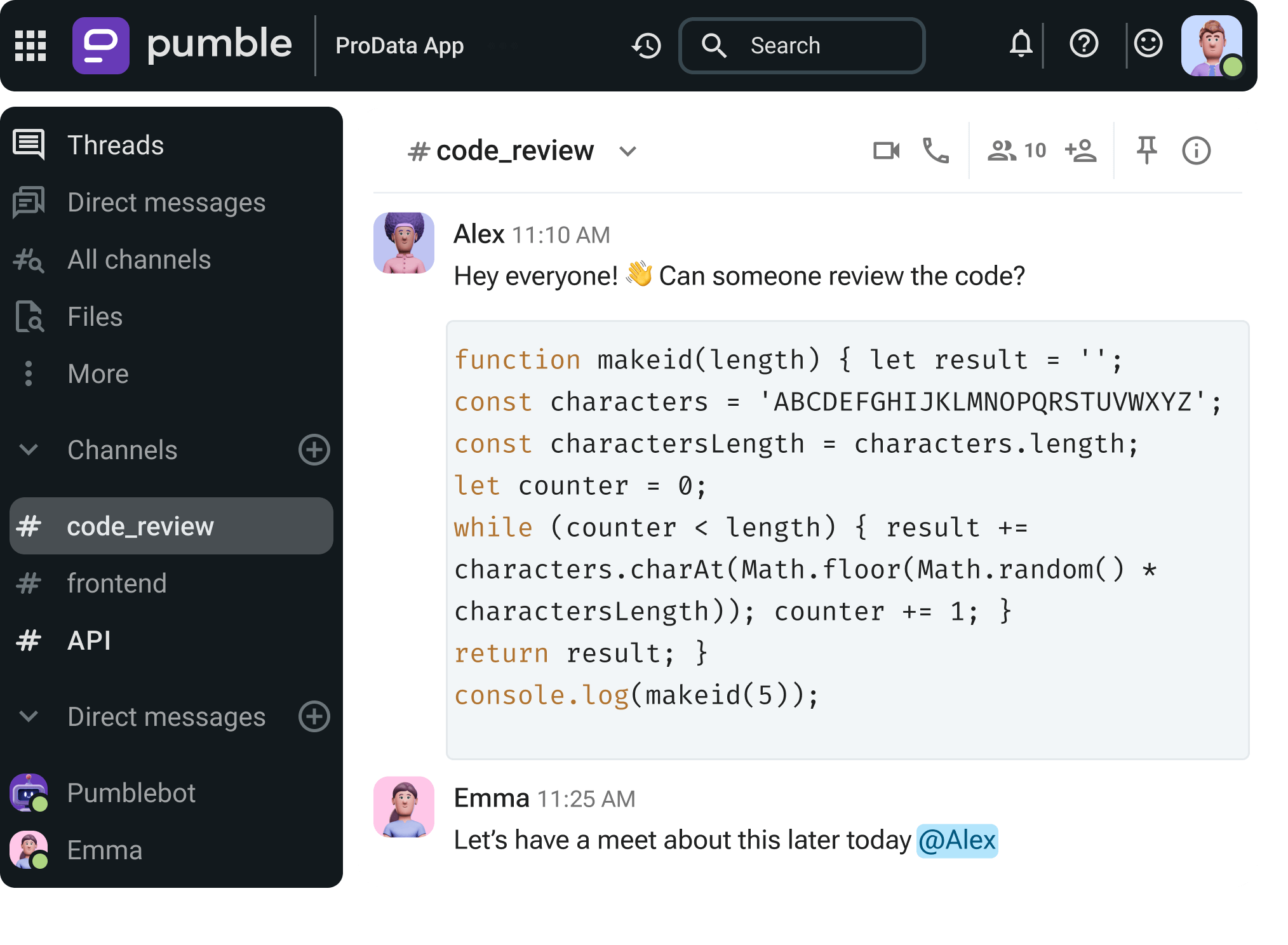 Messaging app for Software Development - Pumble™