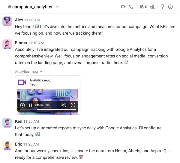 How Marketing teams use Pumble