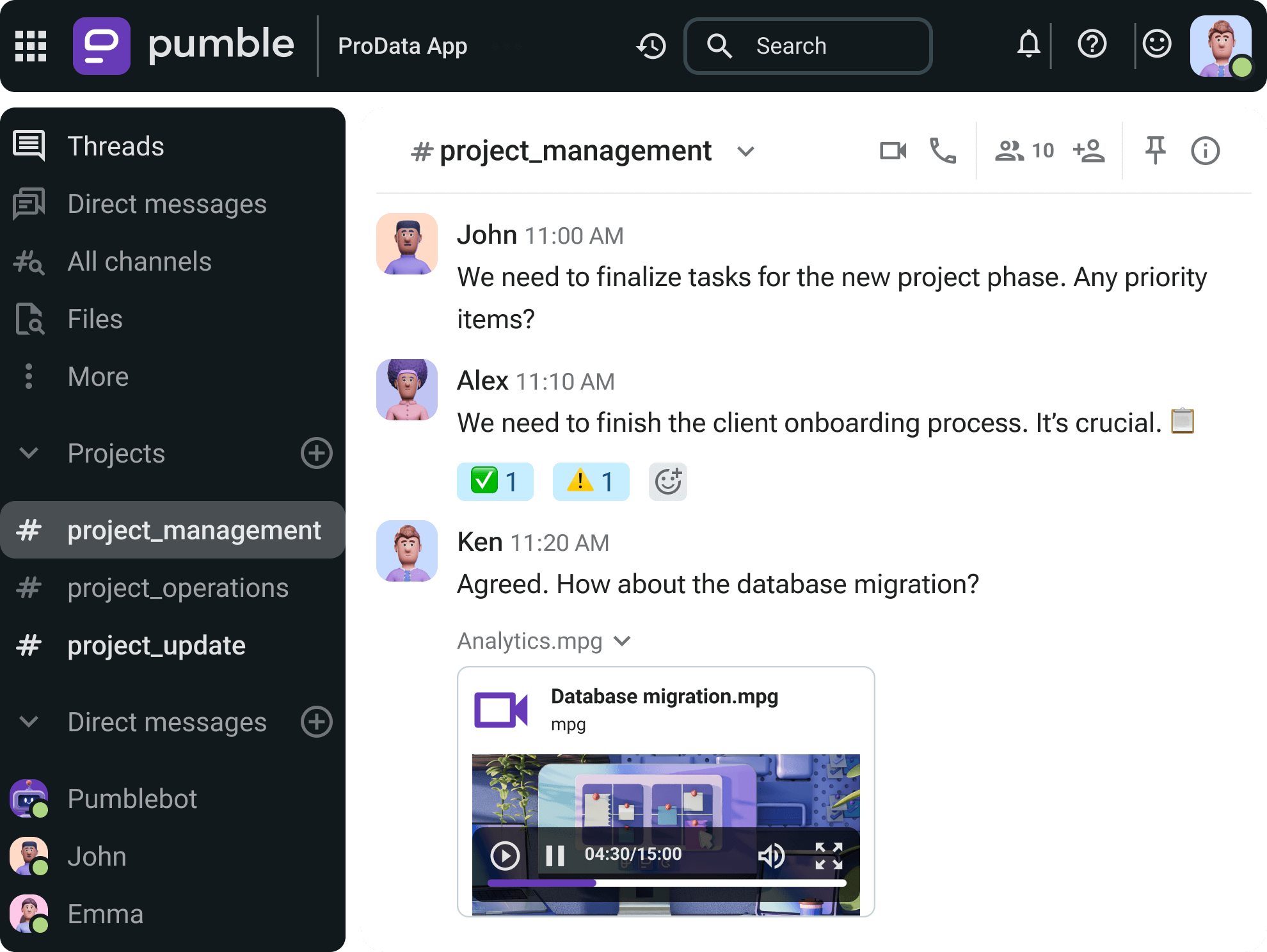 Project Management - Pumble™