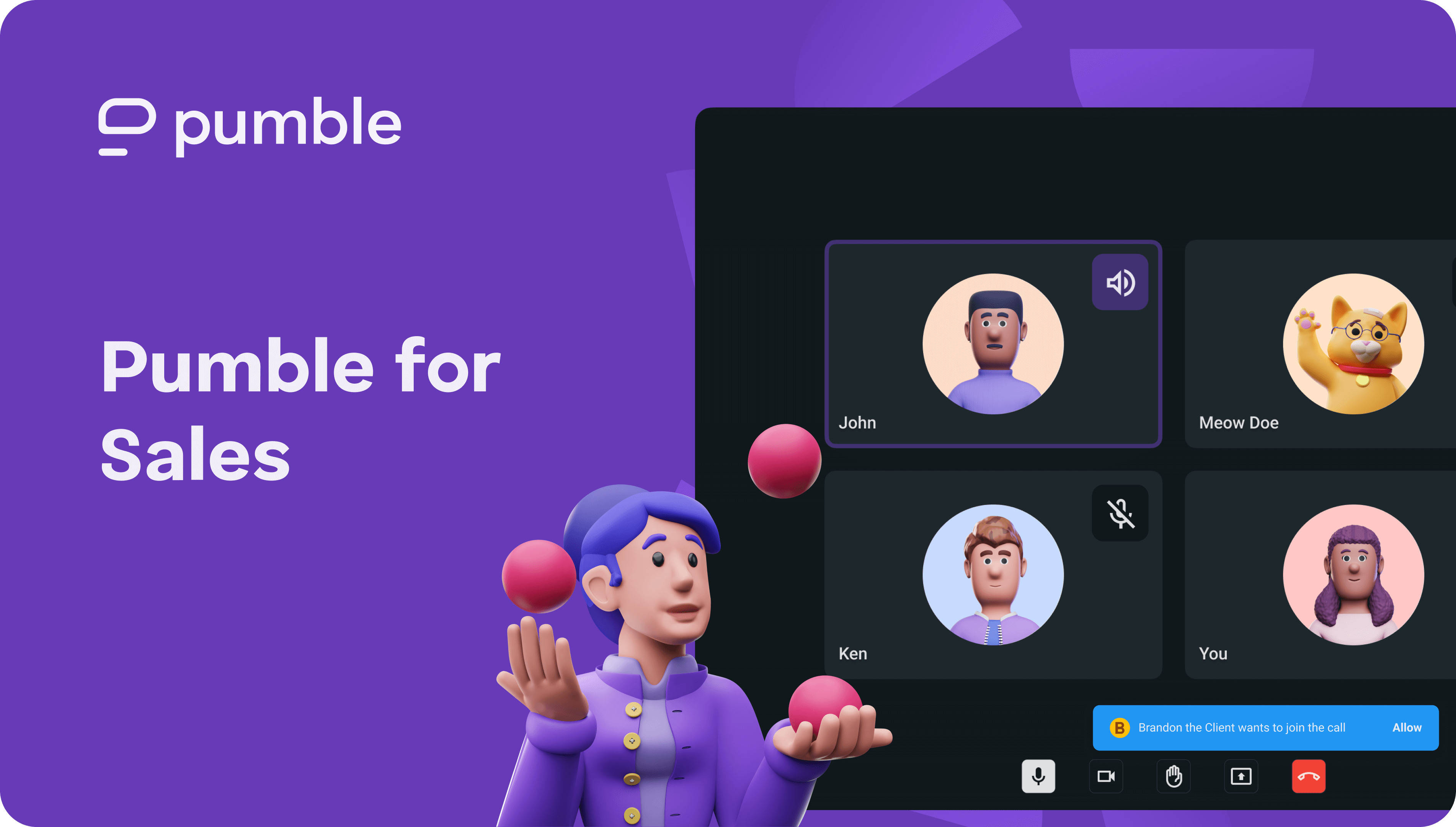 How Sales teams use Pumble