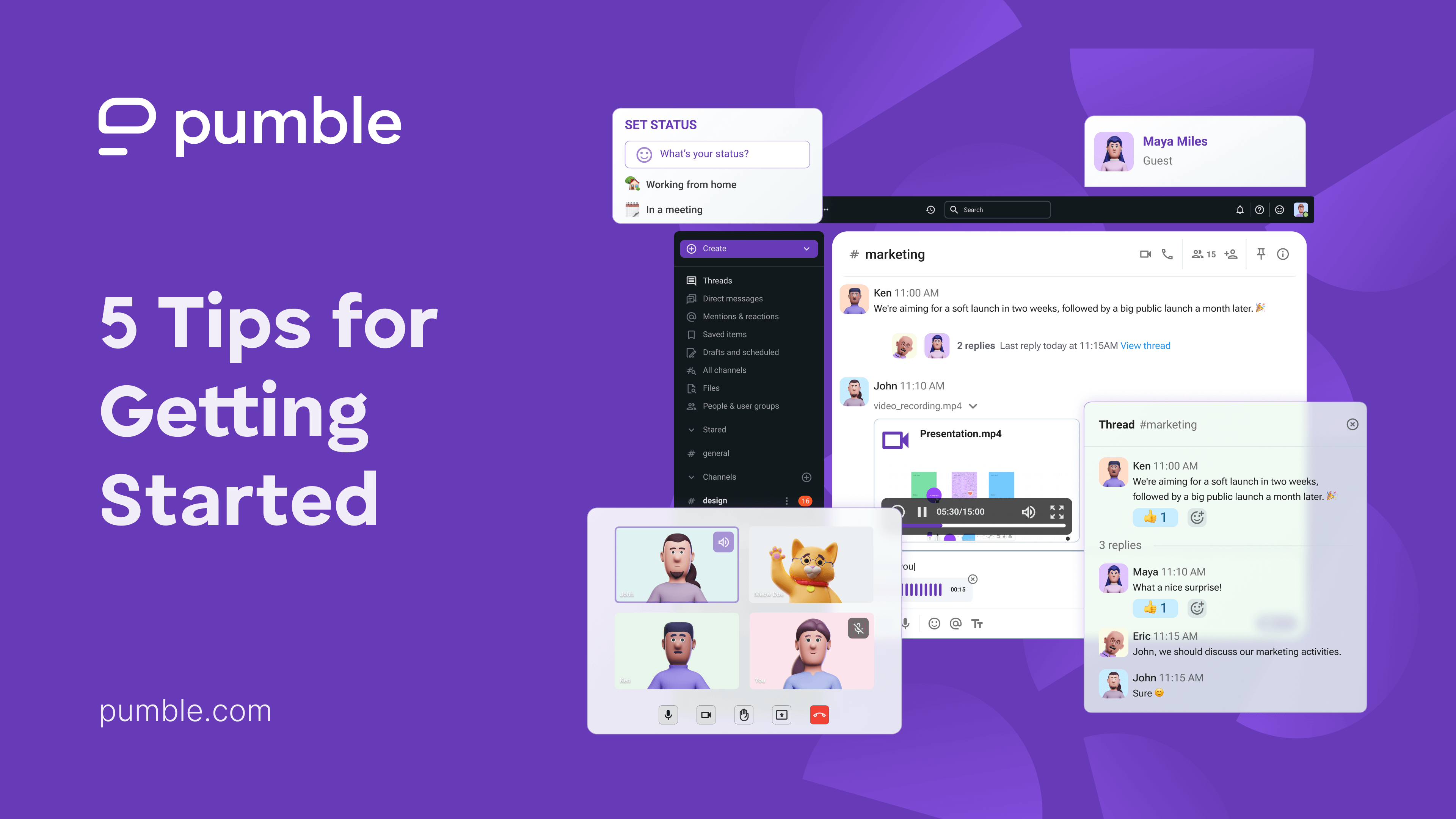 Team Collaboration Tutorials - Pumble™