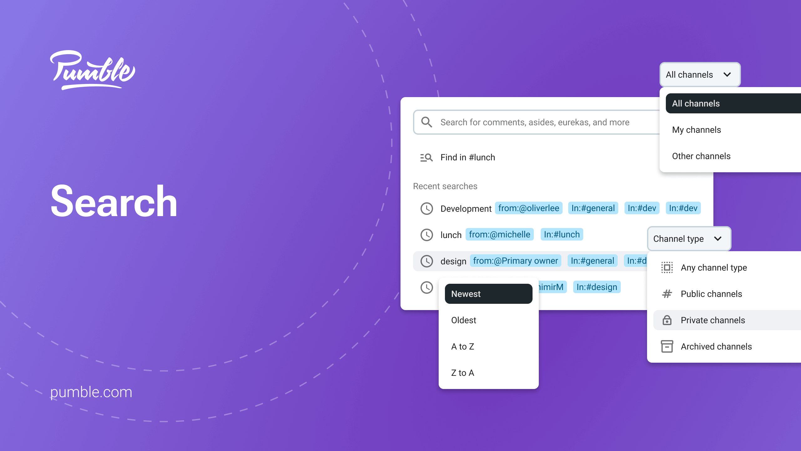 Knowledge sharing - Pumble™