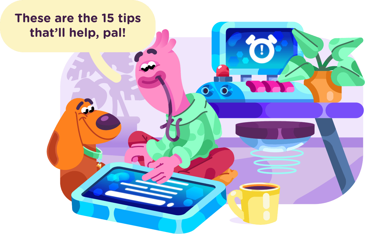 15 Work from home productivity tips - Pumble