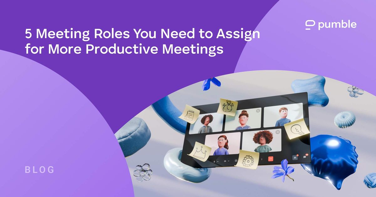 5 Essential Meeting Roles for More Productive Meetings