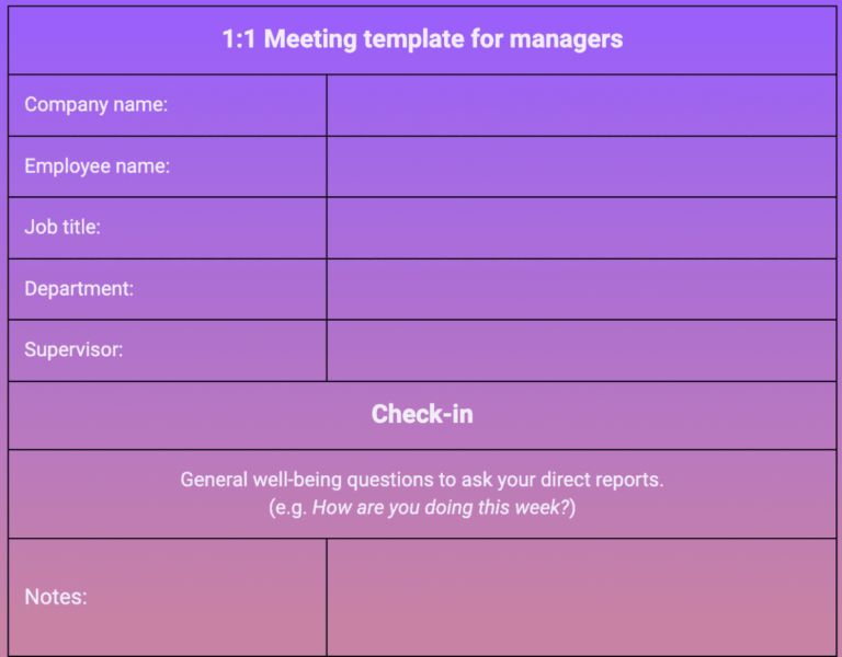 1-on-1 Meeting Guide: Templates, Questions, and Expert Tips