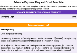 How to Ask For Advance Payment Professionally - Pumble Blog