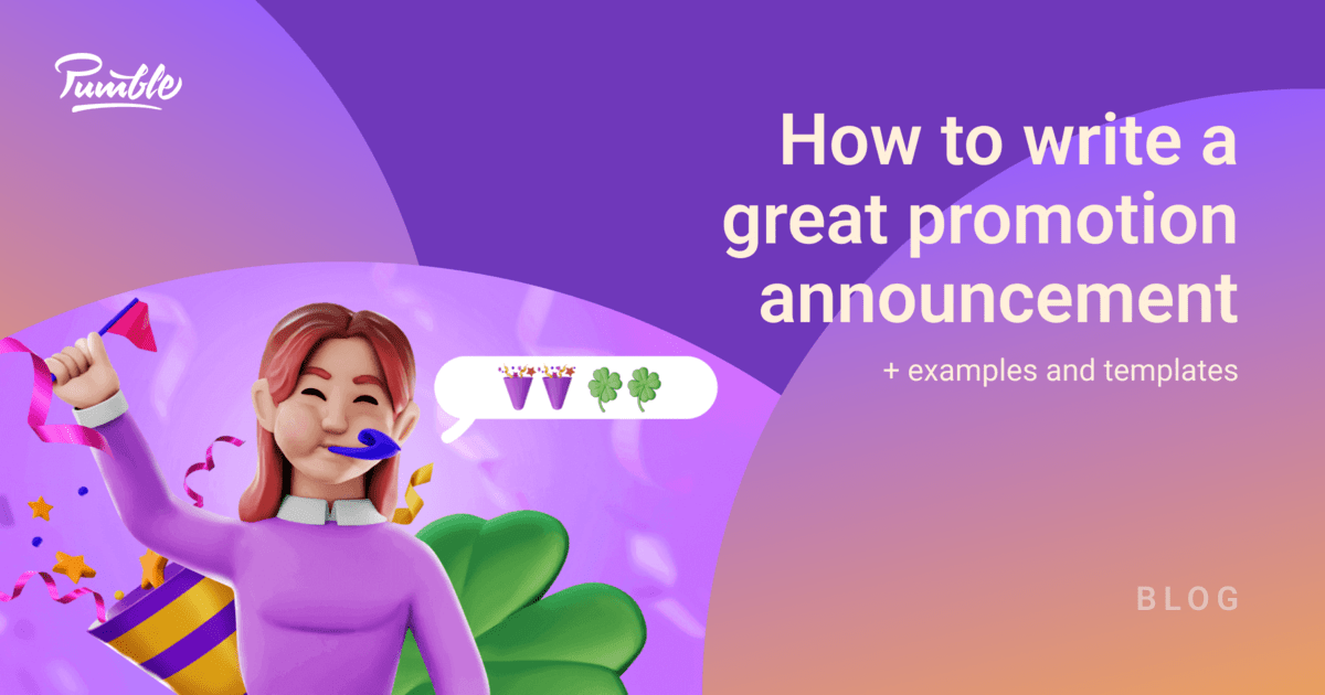 Internal Employee Promotion Announcement Template Infoupdate