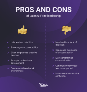 Laissez-faire leadership: characteristics, pros & cons