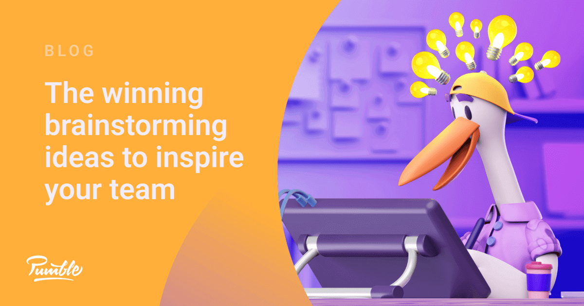 Winning Brainstorming Ideas to Inspire Your Team - Pumble Blog