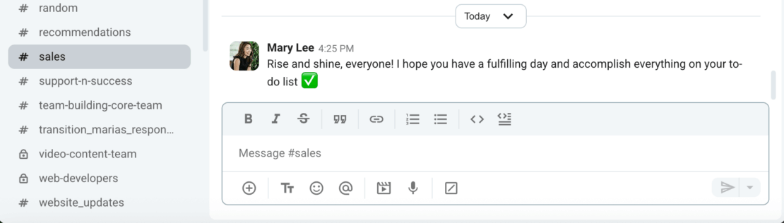 100 Inspirational Good Morning Messages for Professionals - Pumble Blog