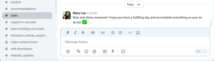 100 Good Morning Messages to Boost Workplace Morale