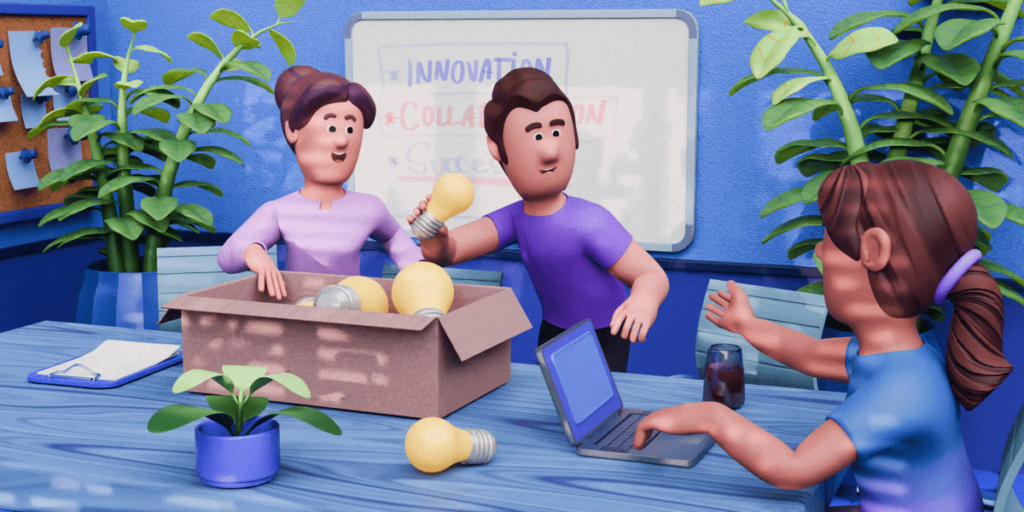 Efficient Collaboration Strategies for Boosting Innovation