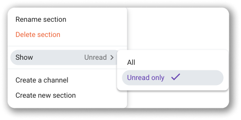 Customize Sections in Sidebar - Pumble Help