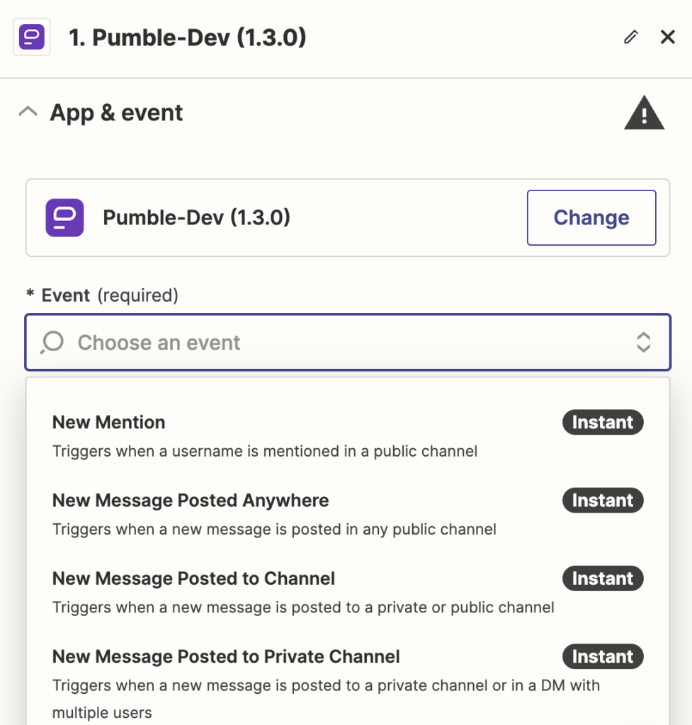 Zapier Integration - Pumble Help