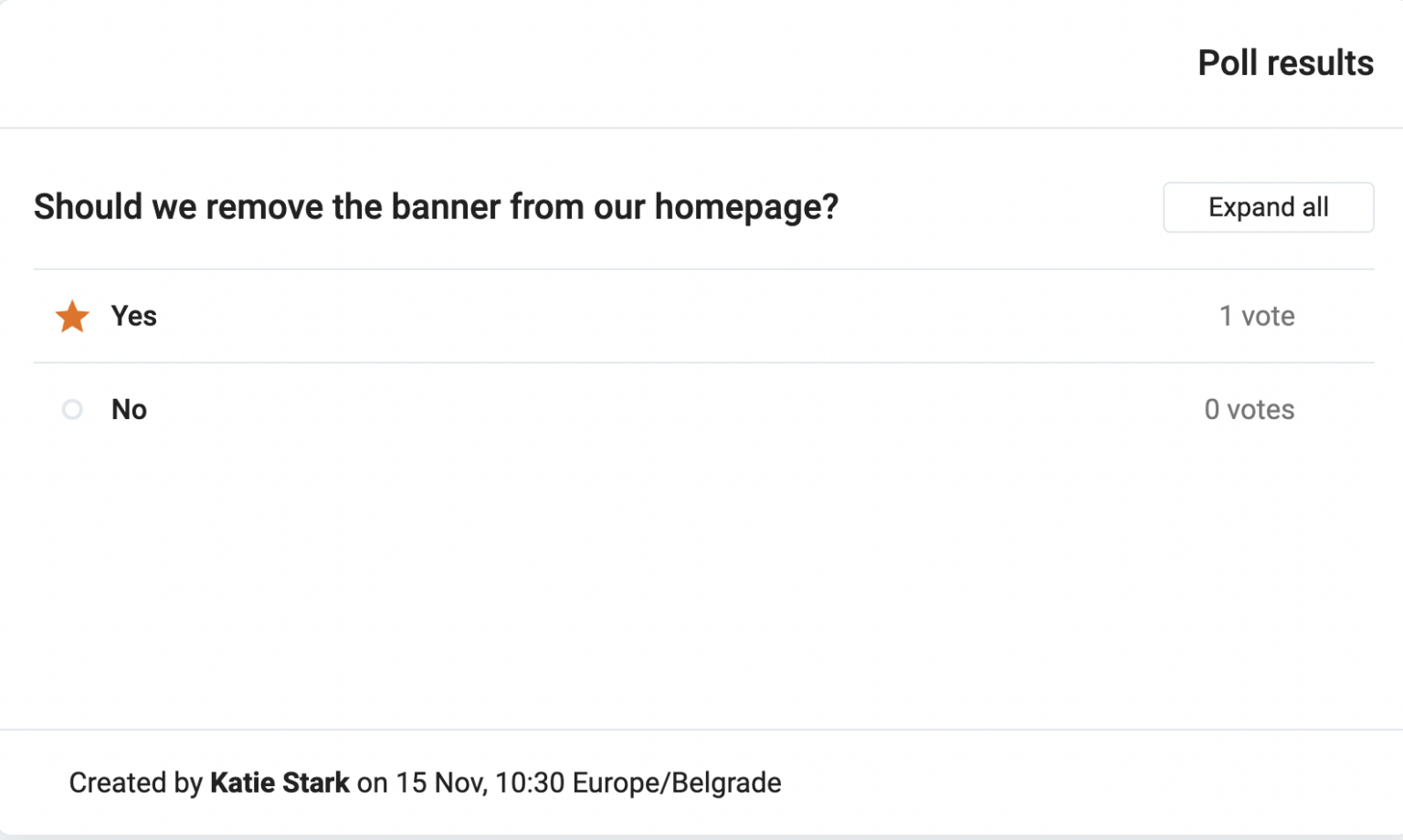 Polls Integration - Pumble Help