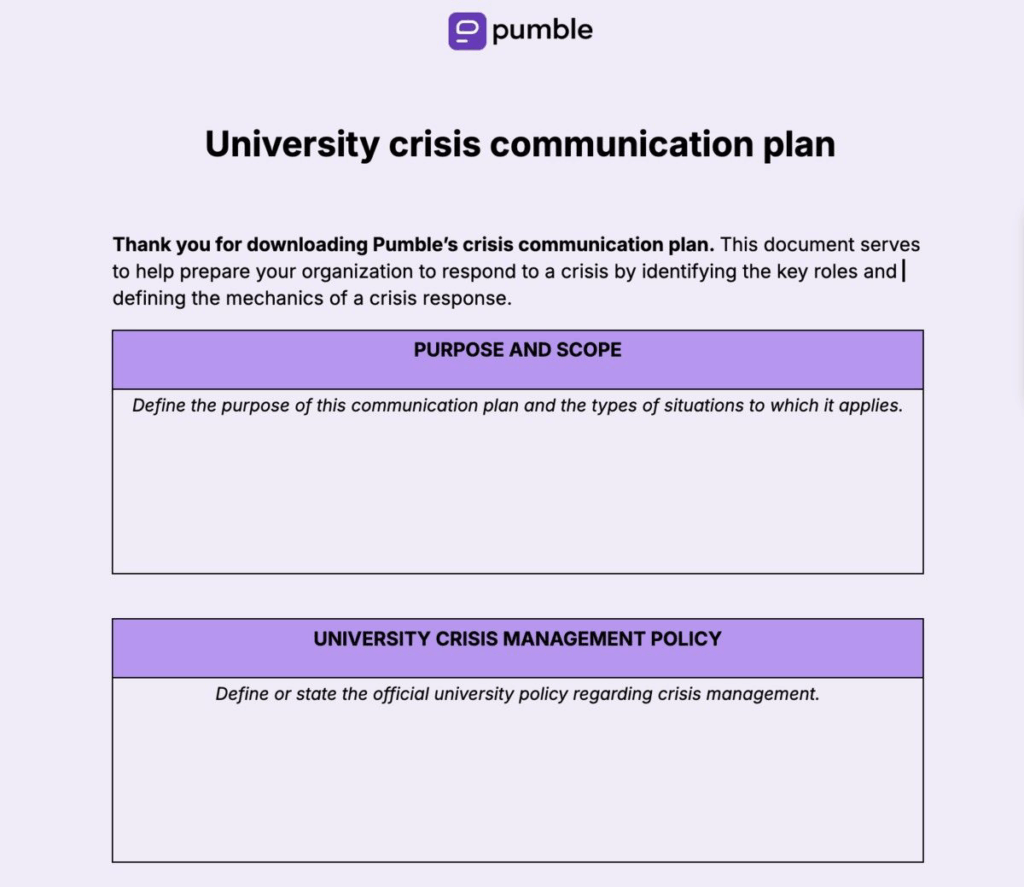 How To Make A Crisis Communication Plan (+ Templates)