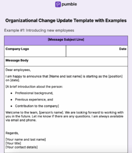 28 Internal Communication Message Templates & Worksheets