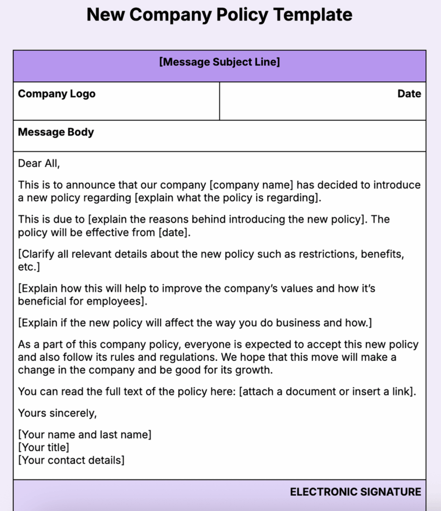 28 Internal Communication Message Templates & Worksheets