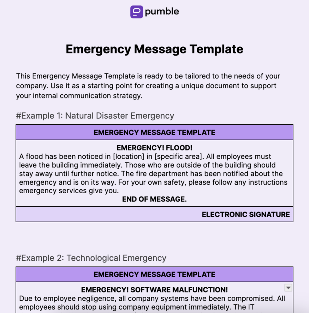 28 Internal Communication Message Templates and Worksheets
