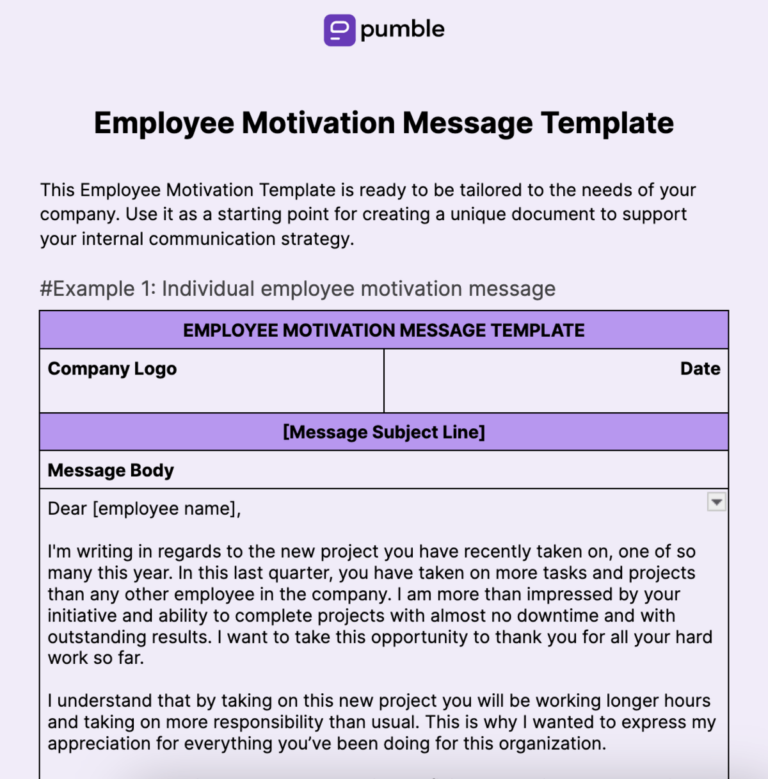 28 Internal Communication Message Templates and Worksheets