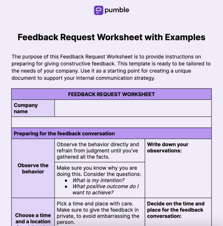 28 Internal Communication Message Templates and Worksheets