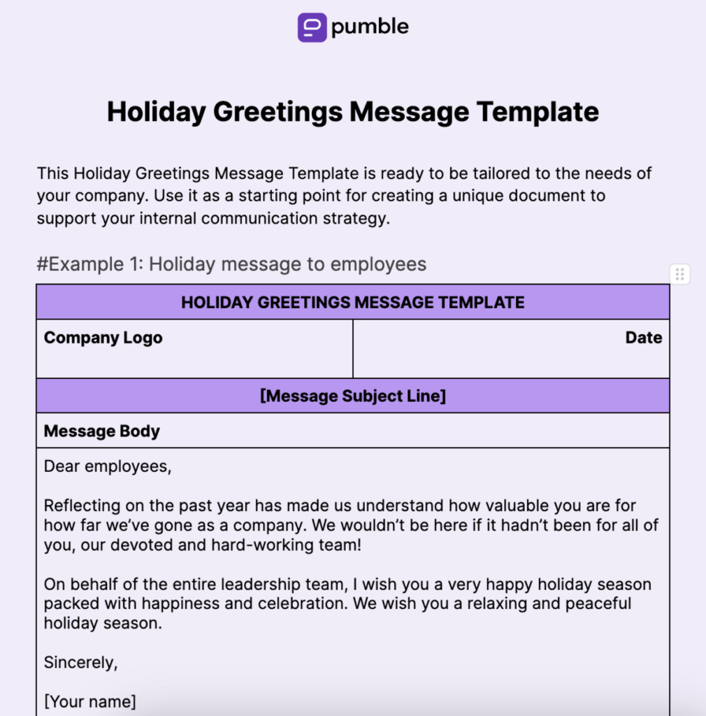 28 Internal Communication Message Templates and Worksheets