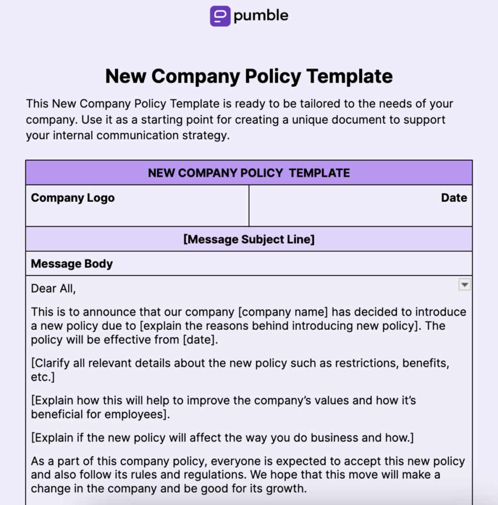28 Internal Communication Message Templates and Worksheets