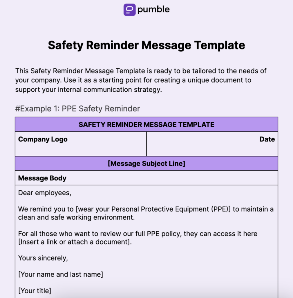 28 Internal Communication Message Templates and Worksheets