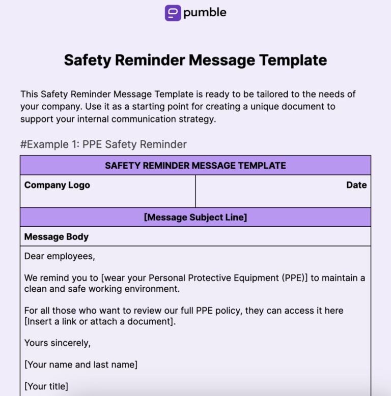 28 Internal Communication Message Templates and Worksheets