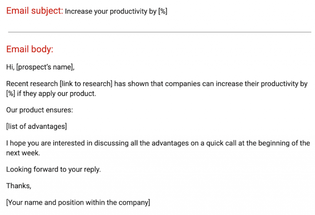 How to write a sales email, with templates and examples