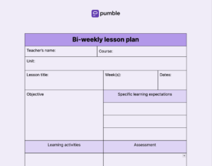 How to Write a Lesson Plan Template With Examples