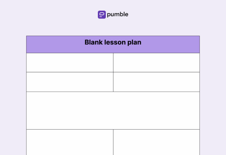 How to Write a Lesson Plan Template With Examples